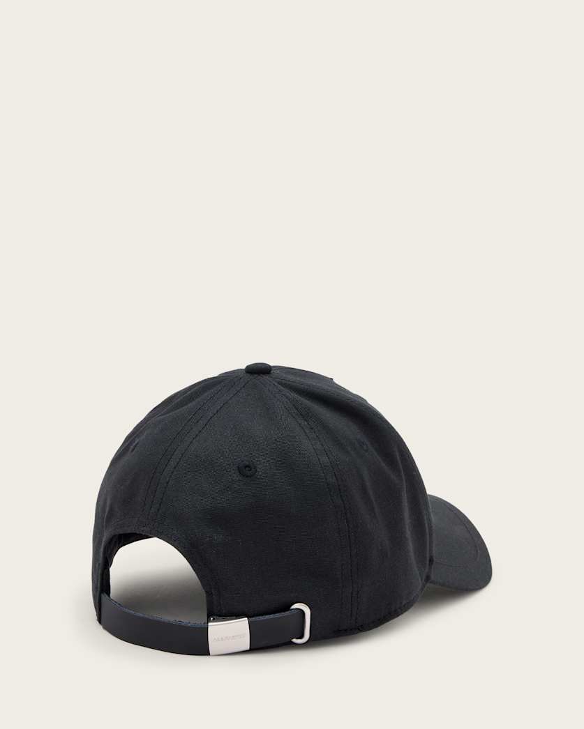 Spray Logo Baseball Cap BLACK/CHALK WHITE | ALLSAINTS